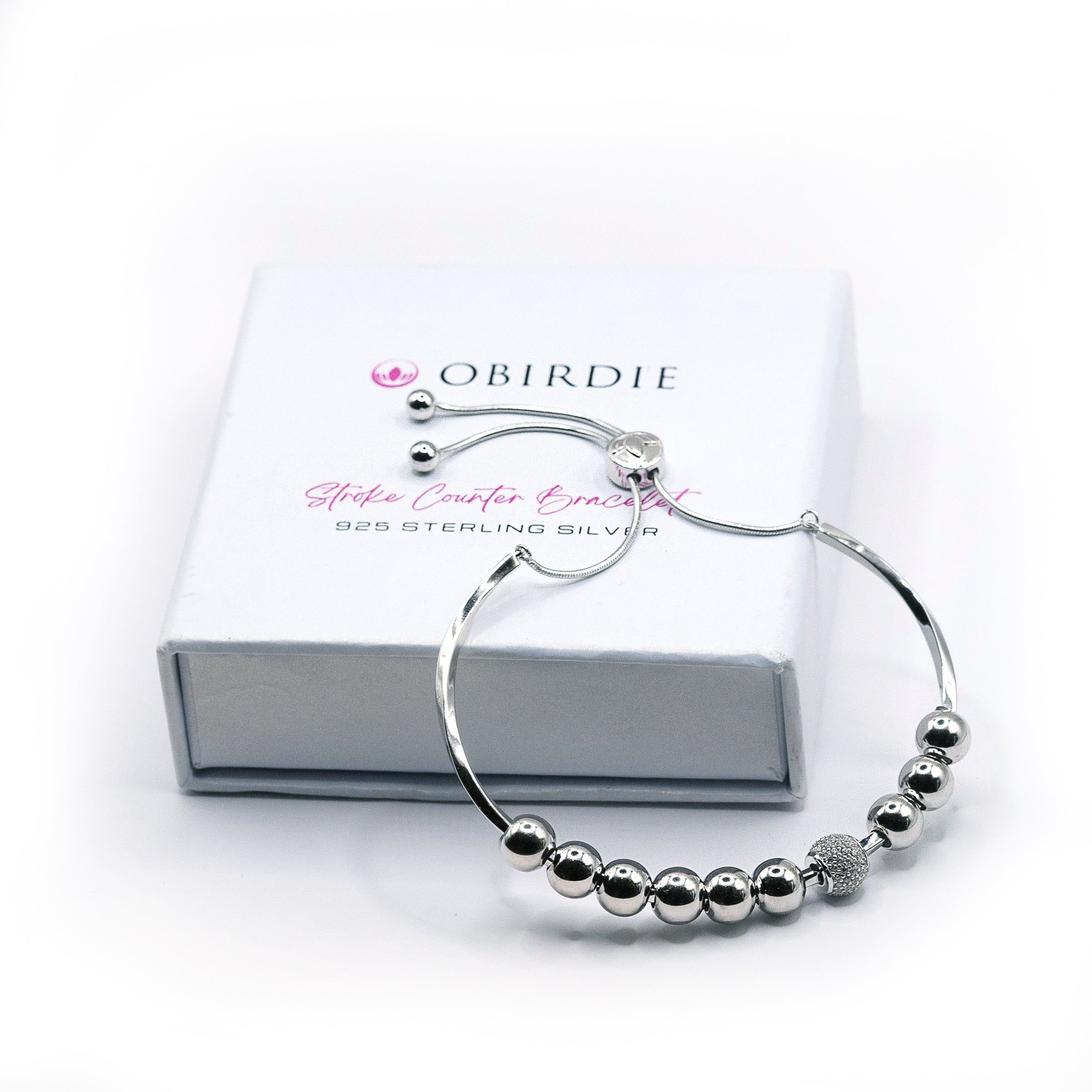 Women’s Golf Stroke Counter Bracelet – Sterling Silver | Obirdie Golf